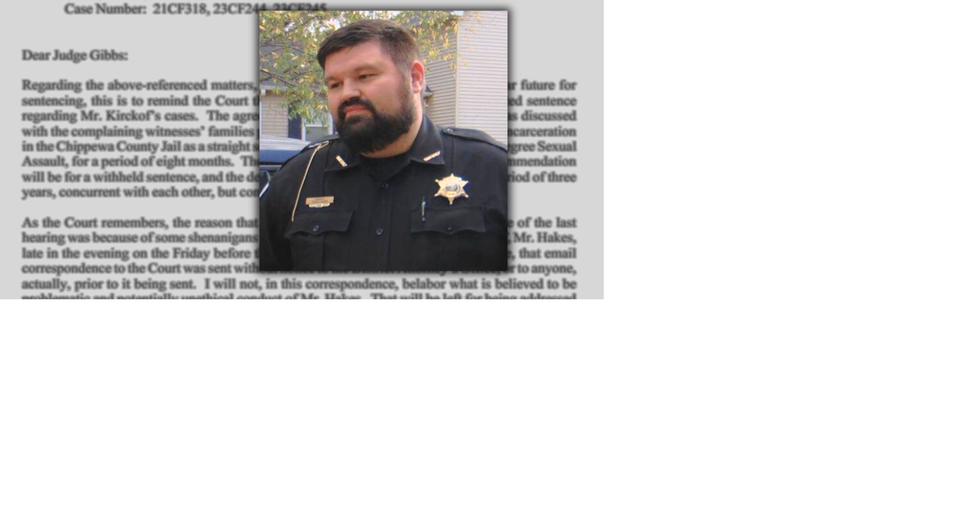 Lawyer for Sheriff Travis Hakes suing Chippewa County for $27,000 ...