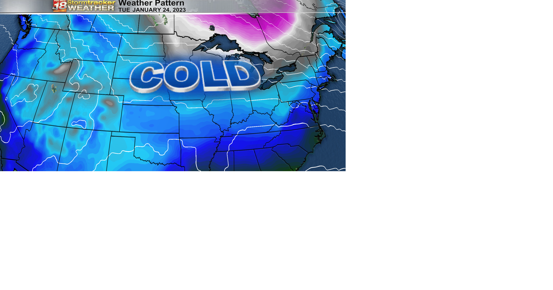 Drier weather and a cool down in temperatures as cool air continues to ...