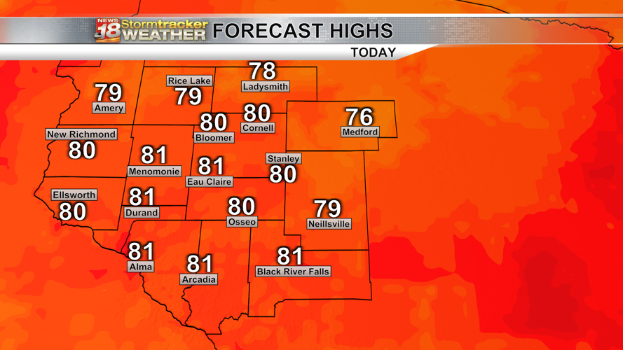 Muggy to humid conditions with pop-up shower and t-storm chances around ...
