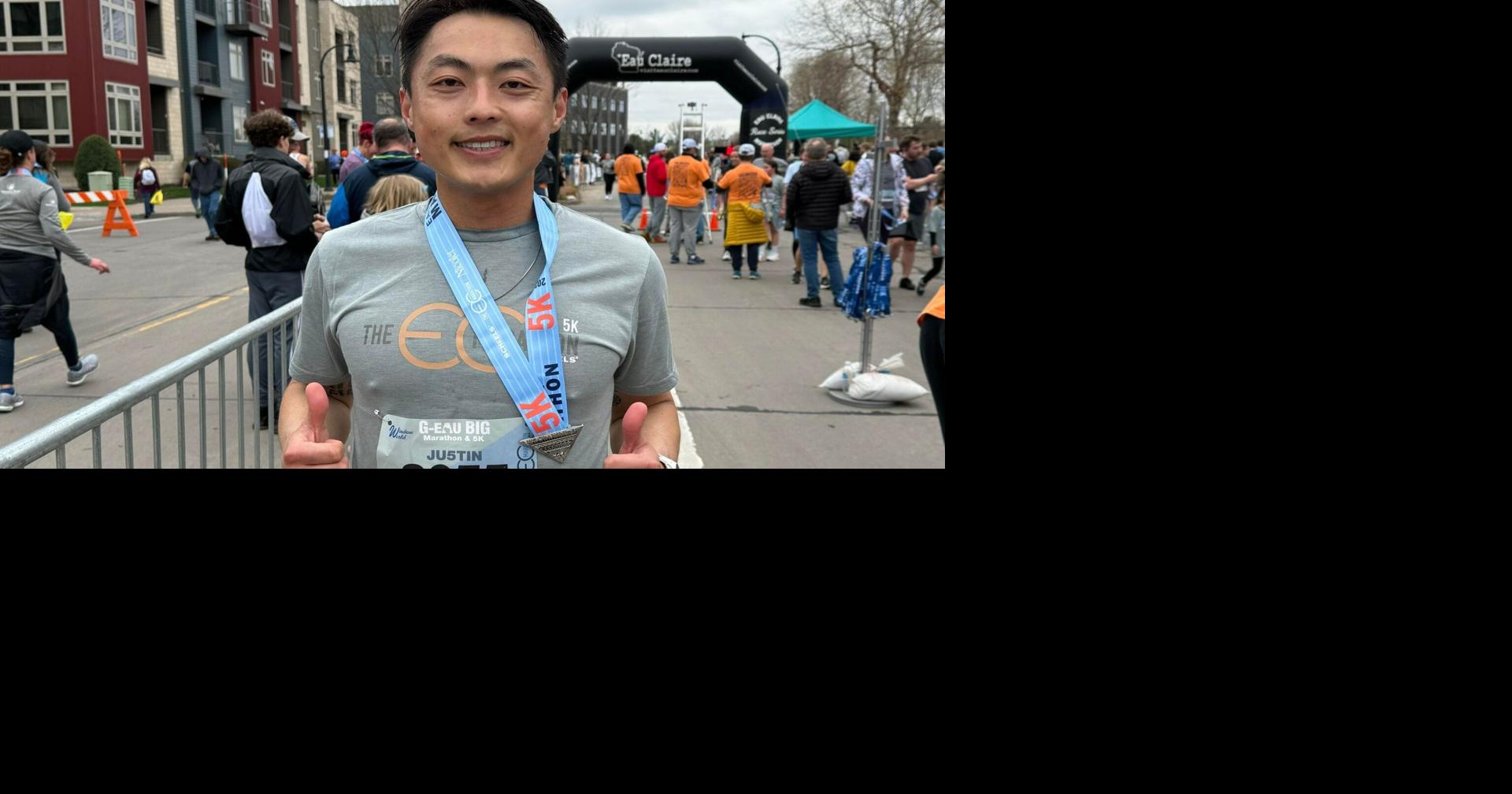 Eau Claire man tackles marathon in honor of late brother | Eye On Eau ...