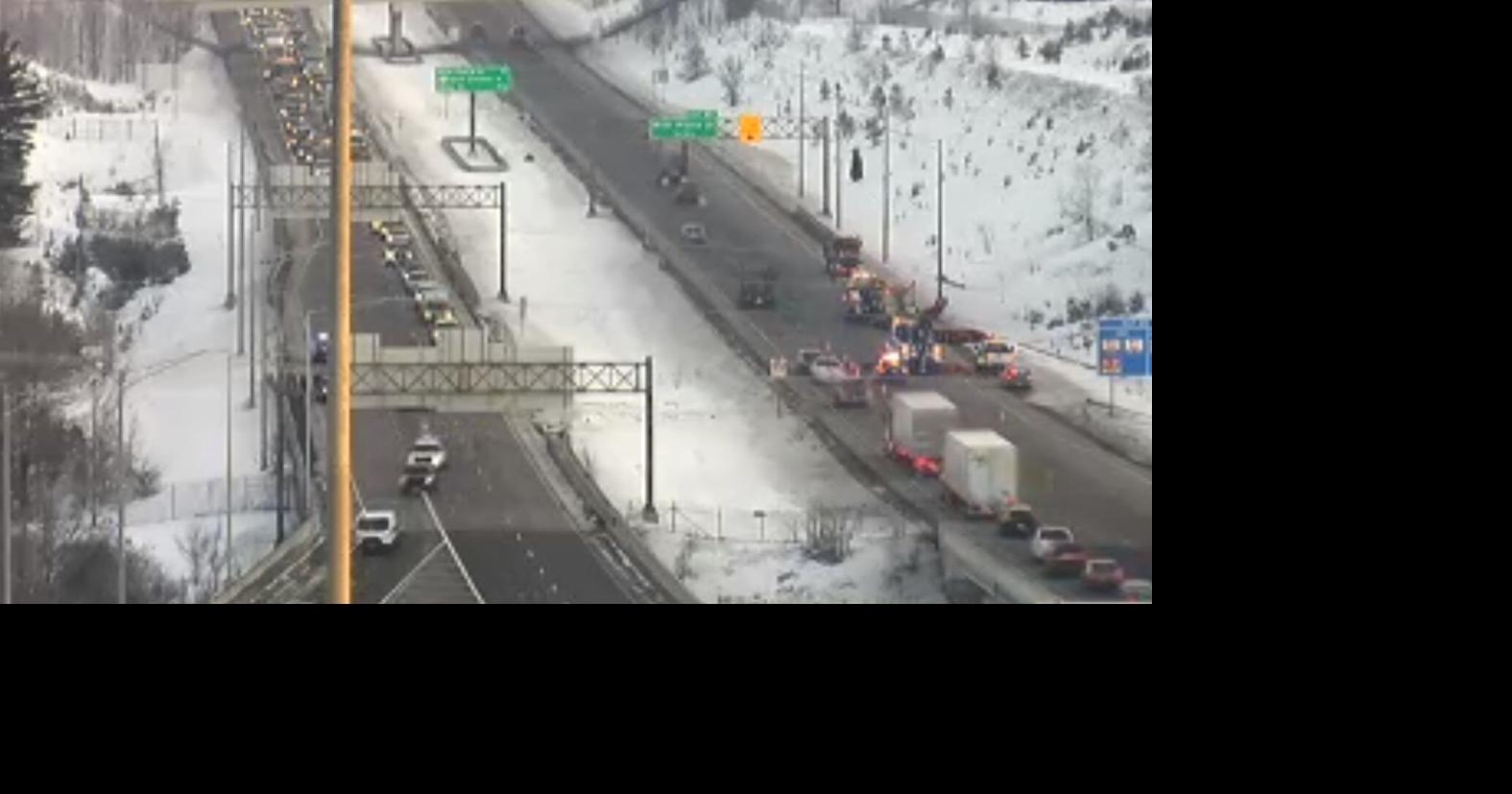 Update: Traffic moving again on US 53 after crash | News | wqow.com