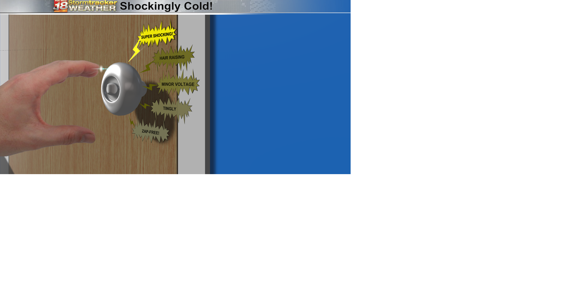 Very cold air is incredibly dry and can lead to an increase in static ...