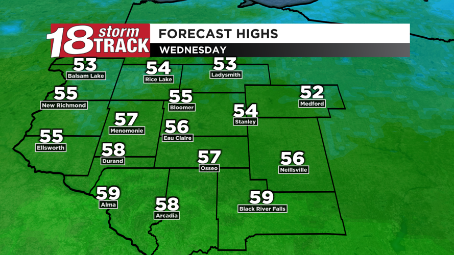 Seasonably cool and mostly dry weather expected the rest of the week ...