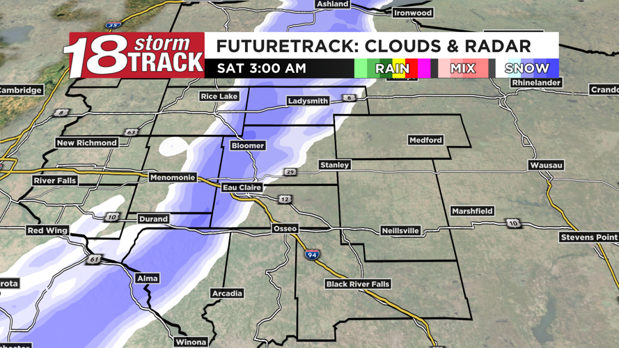 Rain changes to snow tonight before another snow chance arrives late ...