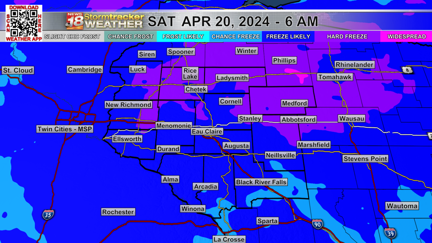 Freeze Warnings and Frost Advisories are in effect for areas where ...