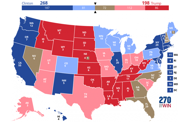 INTERACTIVE: Road to 270 map | Politics | wqow.com