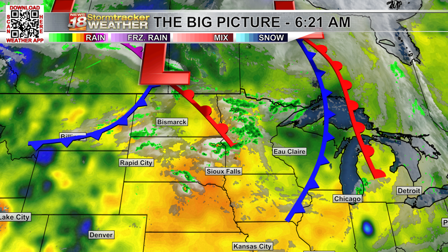A complex forecast today with potential for multiple rounds of ...