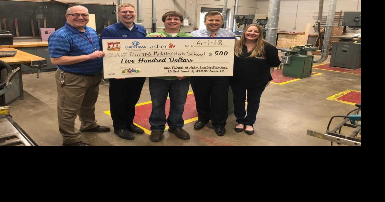 Durand teacher wins Tools for Schools grant | Archive | wqow.com