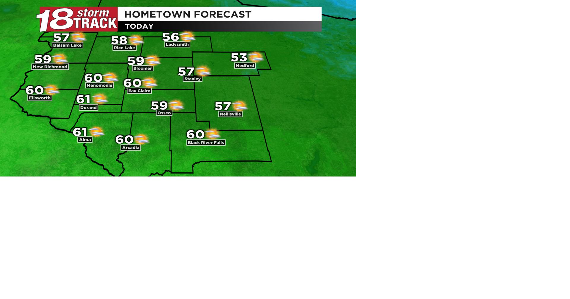Lighter winds and mild temperatures expected today; shower and ...