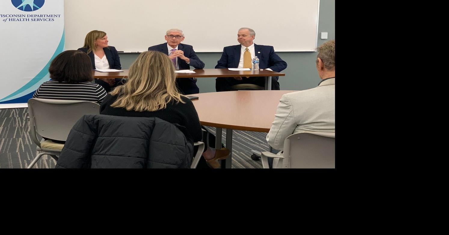 Gov. Evers listens to UWEC students voice health care concerns ...