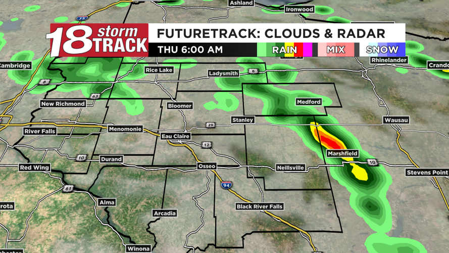 Several rounds with isolated to scattered showers and possibly storms expected tonight through ...