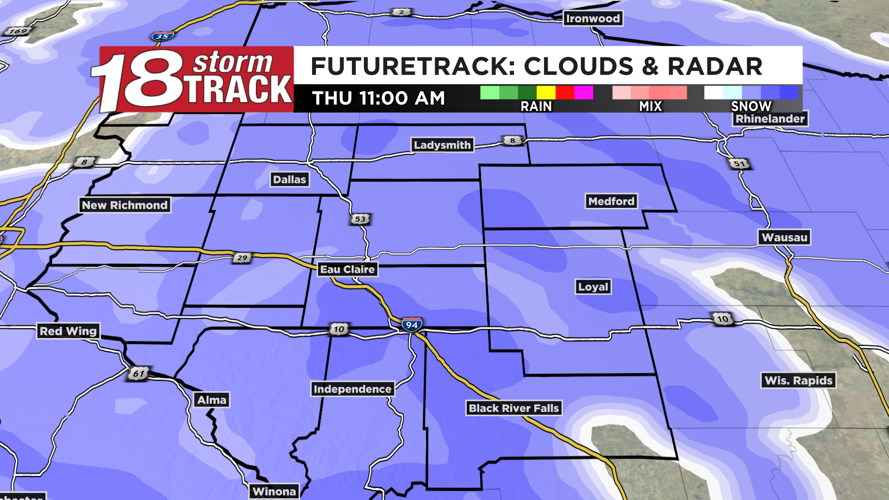 Tracking the timing and totals for Thursday's round of impactful snow ...