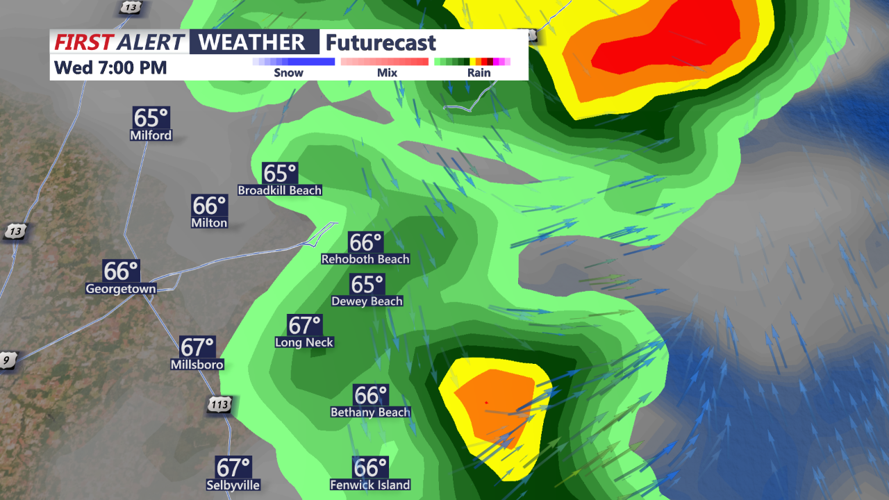 A dry start to Wednesday before another round of showers | Weather ...