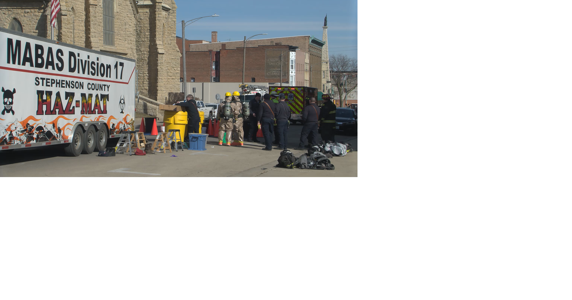 Freeport employs emergency services from MABAS for city hall evacuation ...