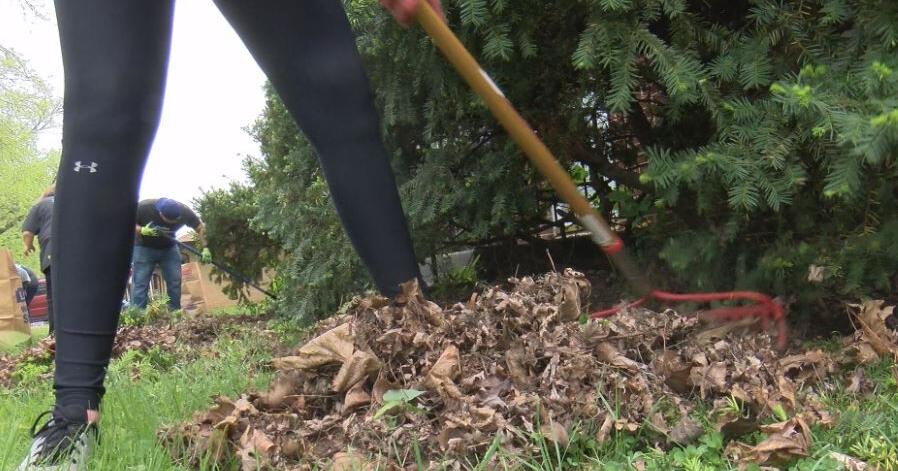 Elderly members of the community got a helping hand from three ...