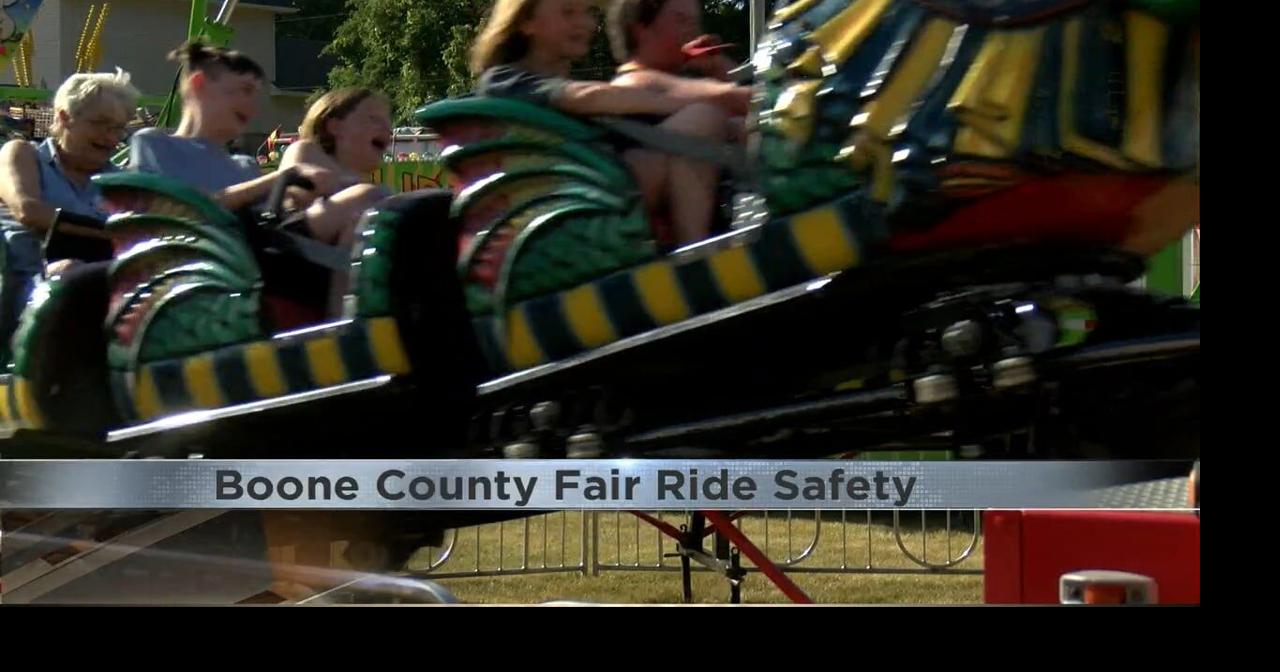 Ride safety is a top priority for the Boone County Fair preparing to ...