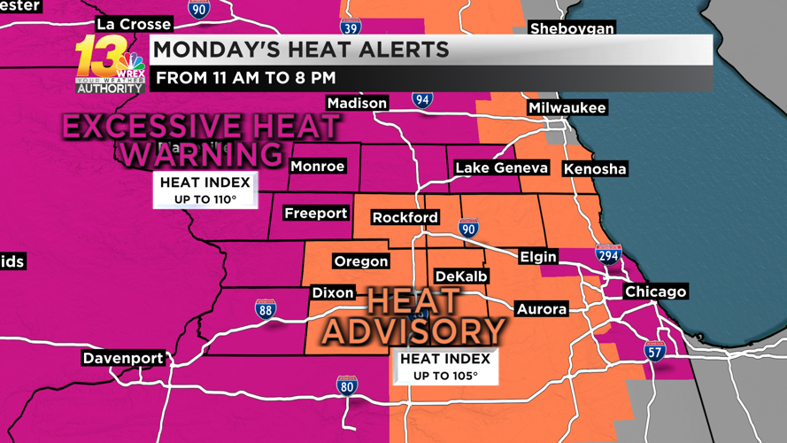 Temperatures turn dangerously hot early this week | Weather | wrex.com