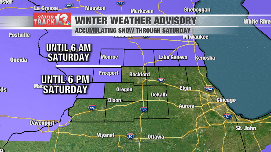 Slick travel with heavy snow tonight, scattered snow Saturday | Weather ...