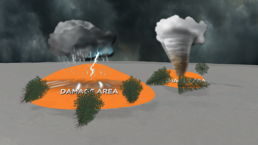 Downbursts create severe and damaging winds | Weather Wise | wrex.com