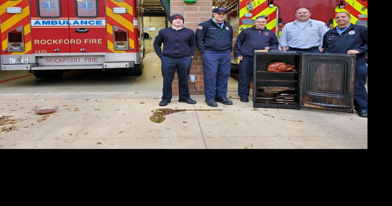 Rockford Firefighters celebrate Thanksgiving on the job | News | wrex.com