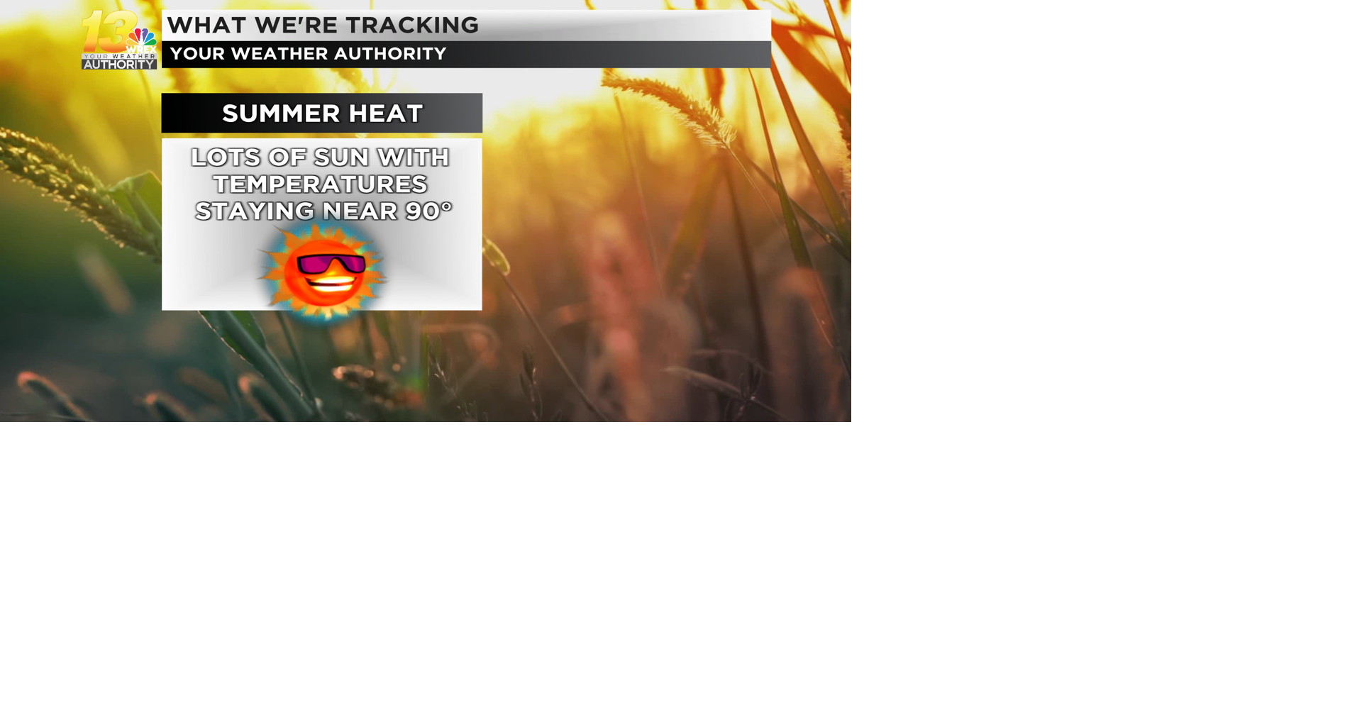 Sunny and hot weather will soon come to an end | Top Stories | wrex.com