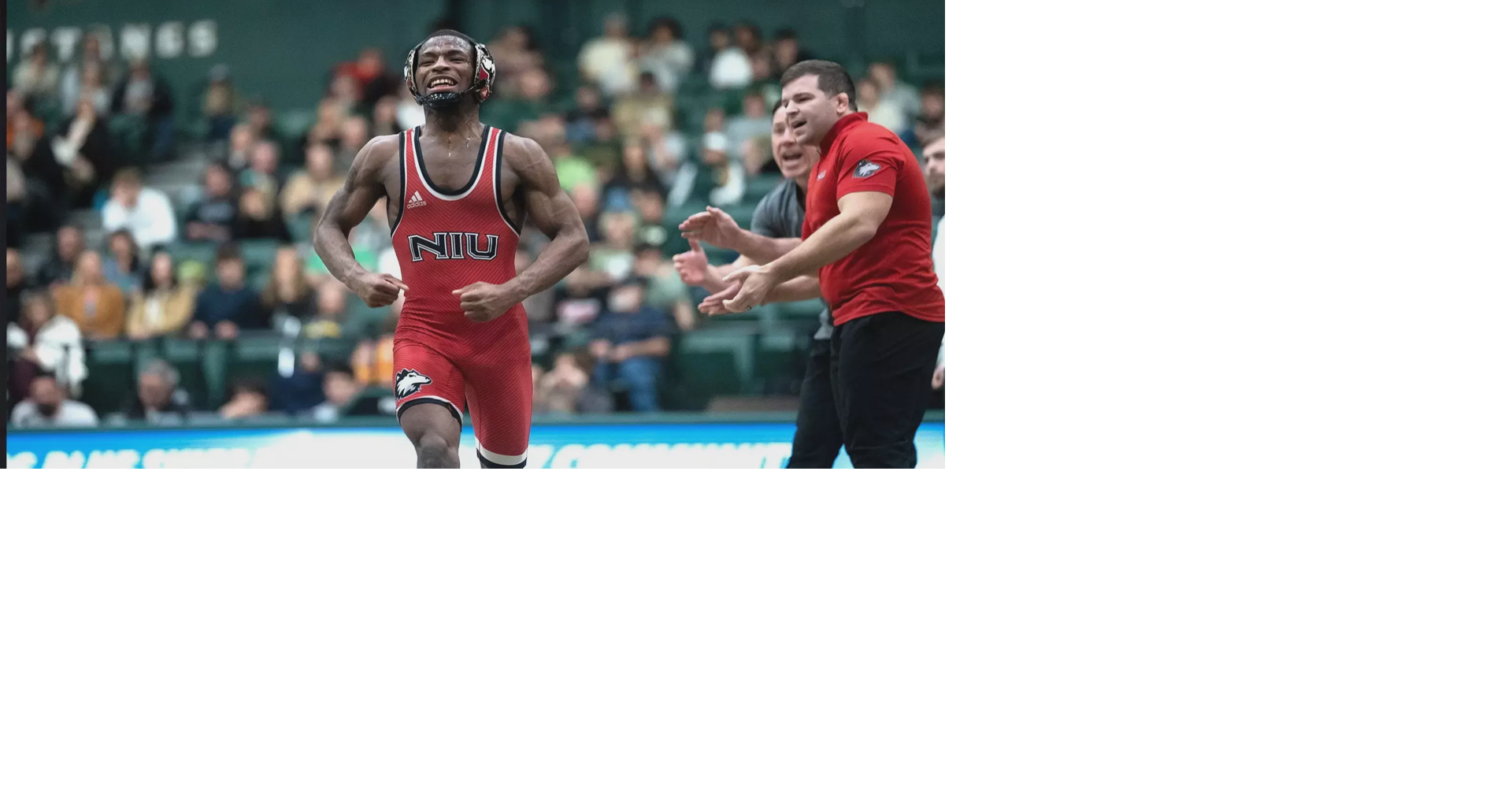 NIU's Markel Baker named MAC West Wrestler of the Week | Sports | wrex.com