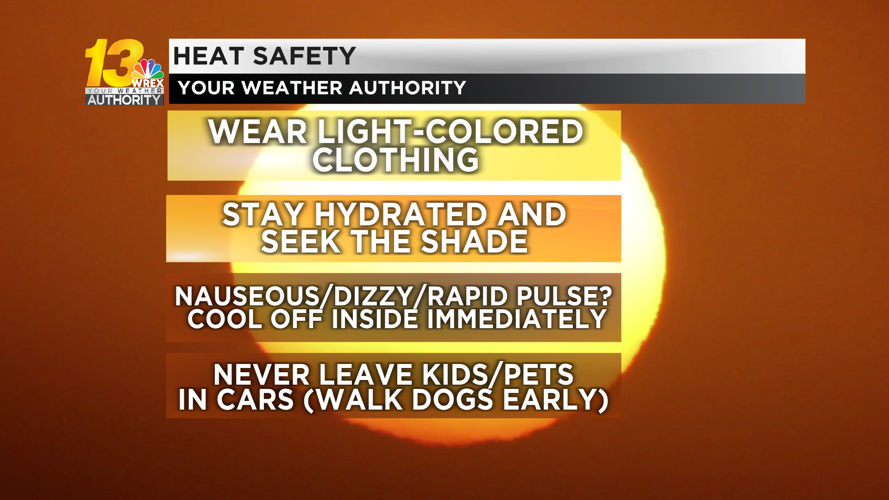 Dangerous heat hits by midweek | Top Stories | wrex.com