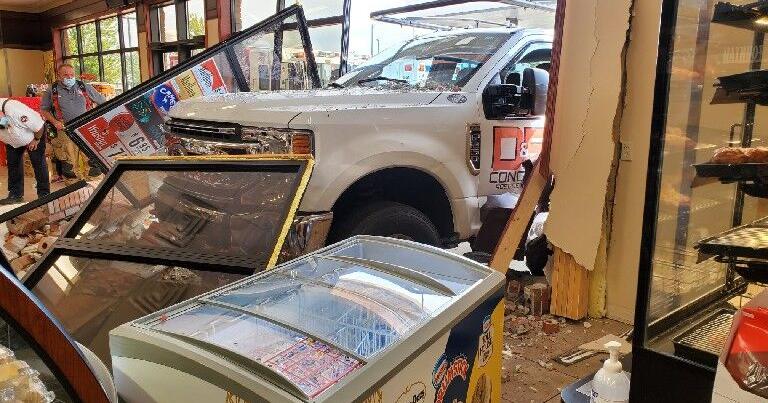No injuries reported after truck crashes into Casey’s in Roscoe | News ...