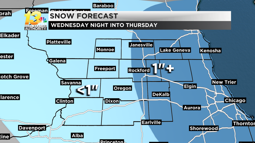 Slushy snow may stick to the ground early Thursday | Weather | wrex.com