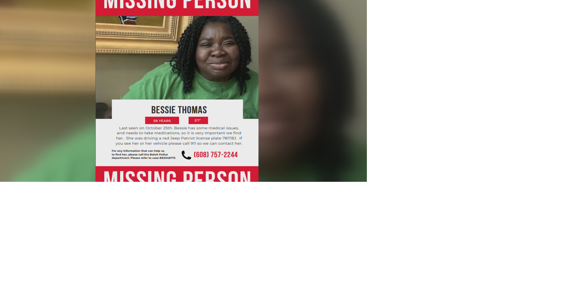 Daughter of missing woman Bessie Thomas calls on community for help in search | News | wrex.com