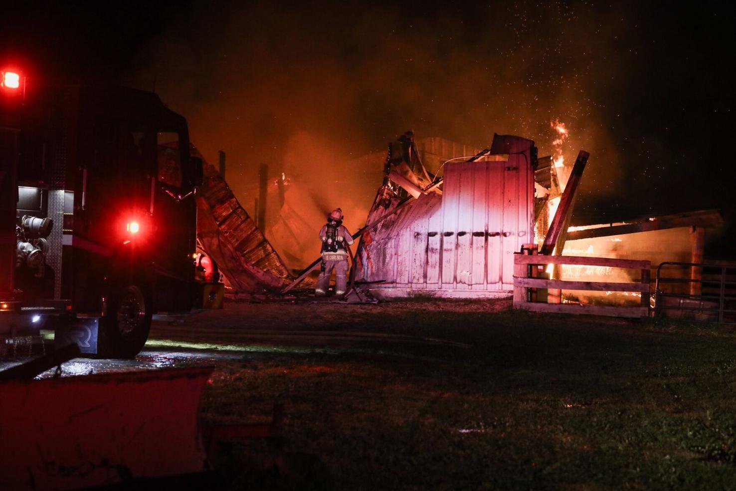 Six horses die in overnight barn fire outside of Harvard | News | wrex.com