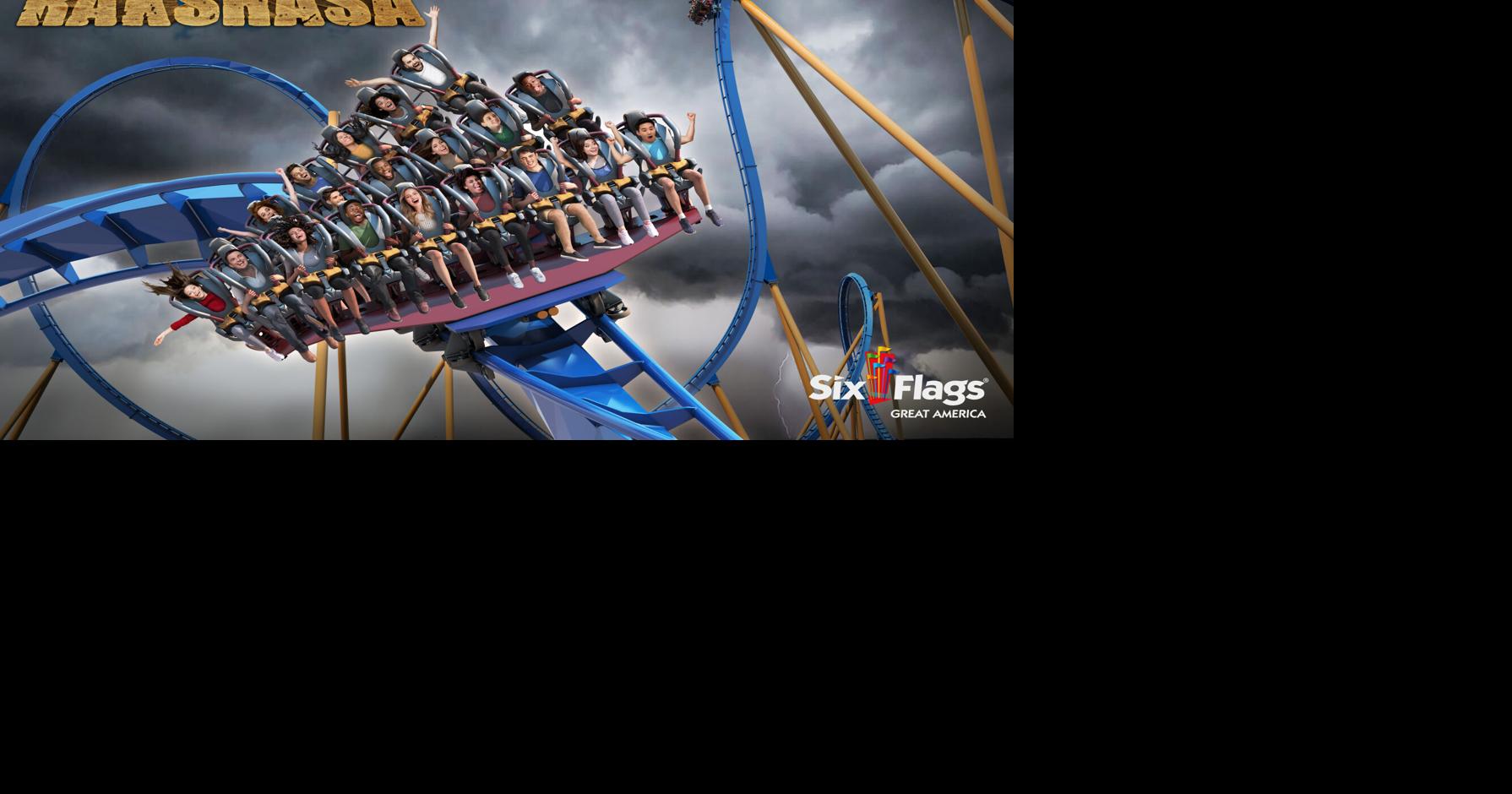 Six Flags Great America to debut world's steepest drop with most ...
