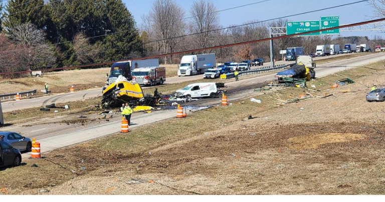 Interstate closed down after major crash on I-39 near Perryville Road ...