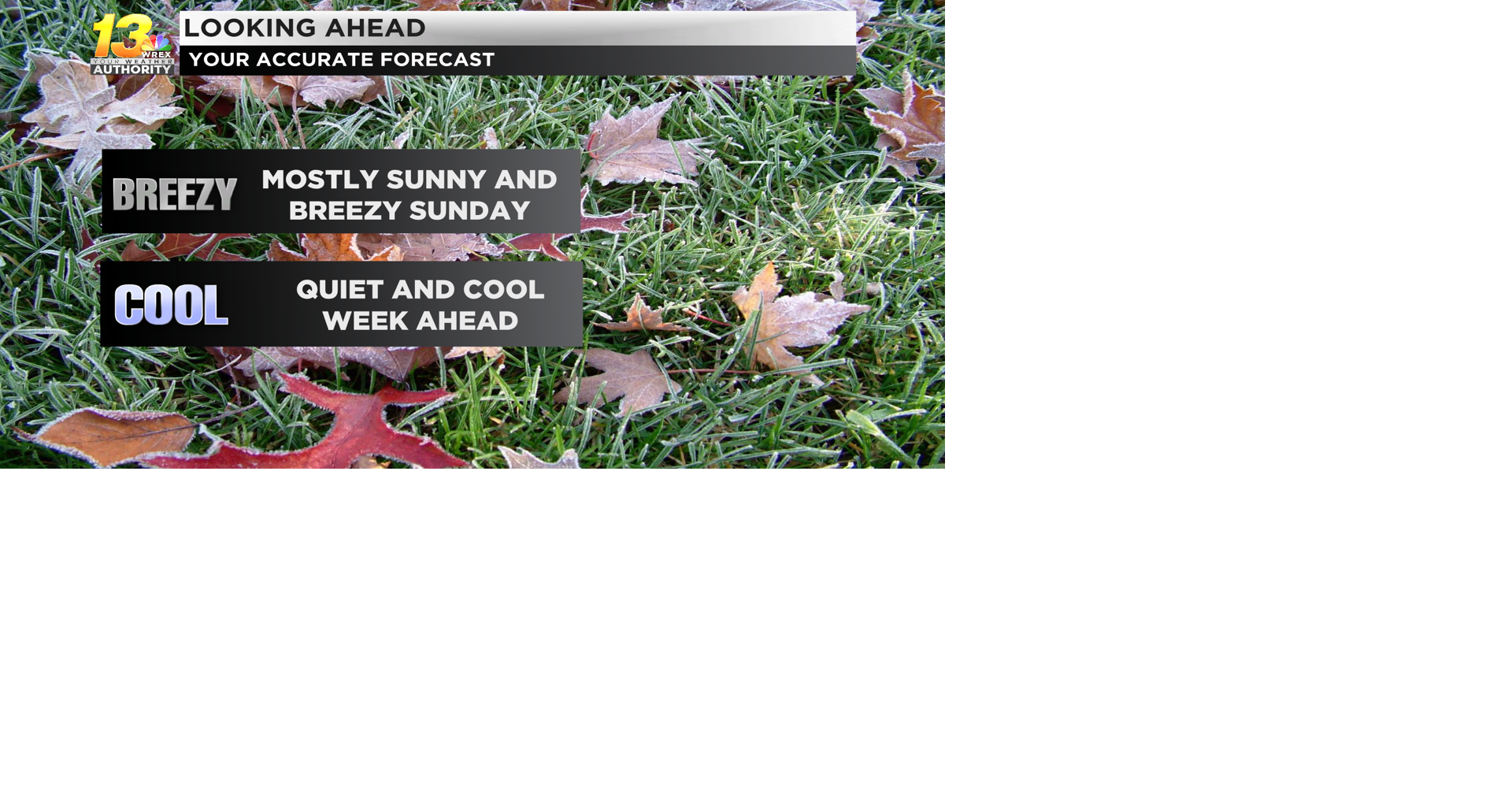 Perfect fall weather is ahead. Sunny, cool and breezy | Top Stories ...