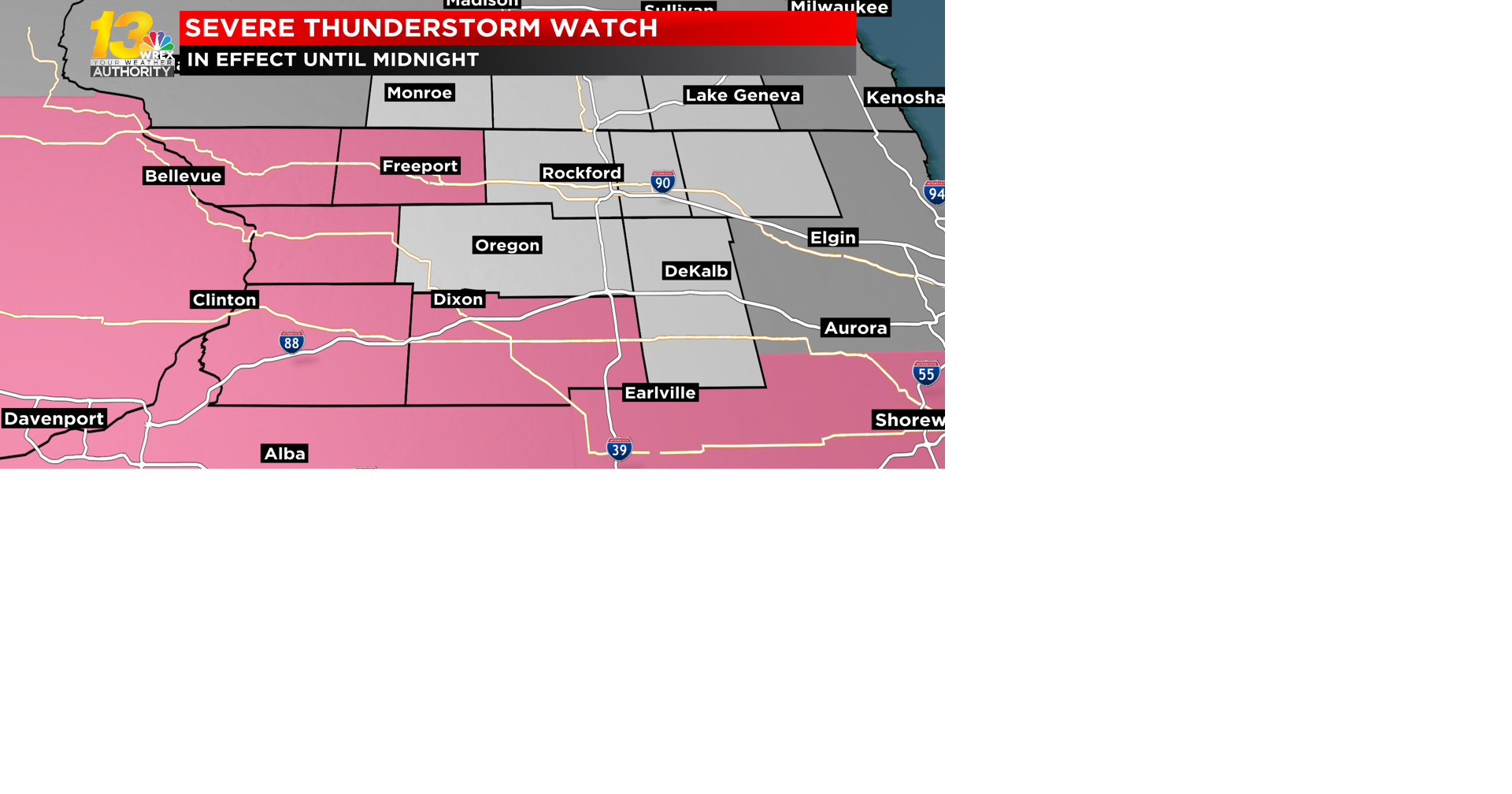 Strong to severe thunderstorms likely Sunday night | Weather | wrex.com