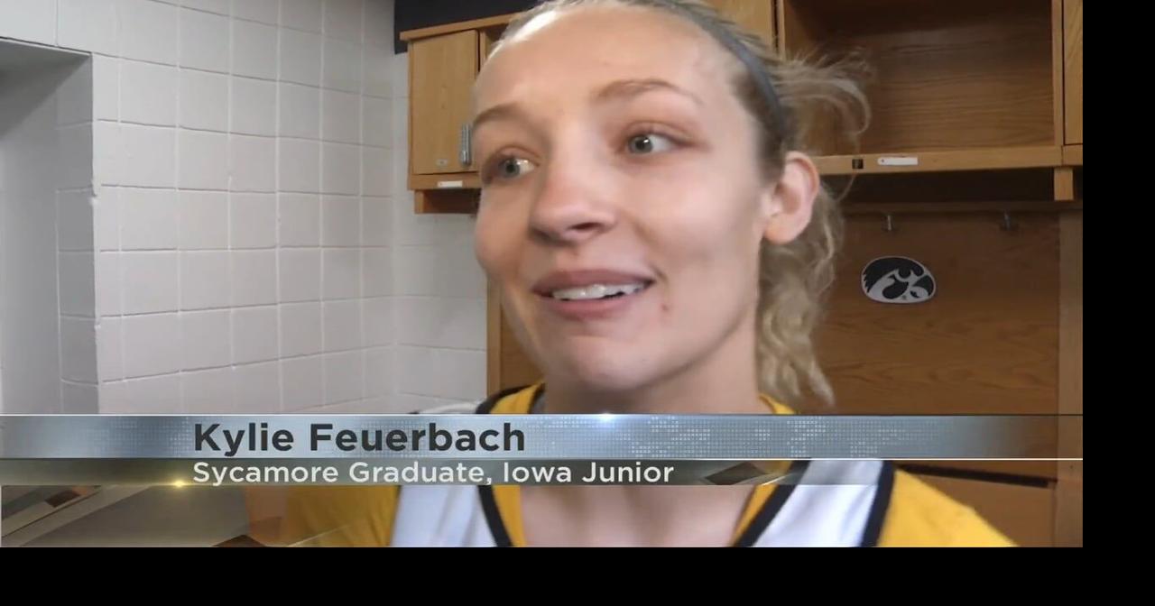 Iowa Junior and Sycamore Graduate Kylie Feuerbach taking in the journey ...