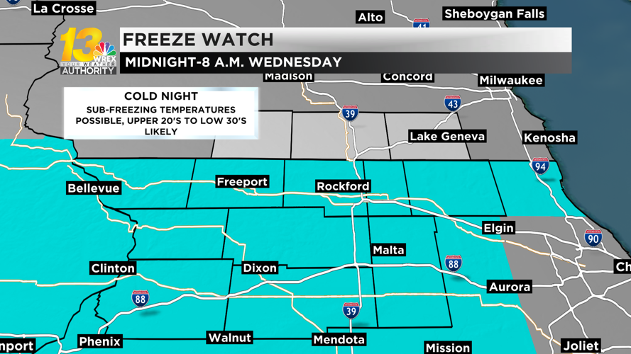 Tuesday dries out ahead of sub-freezing temperatures | Top Stories ...