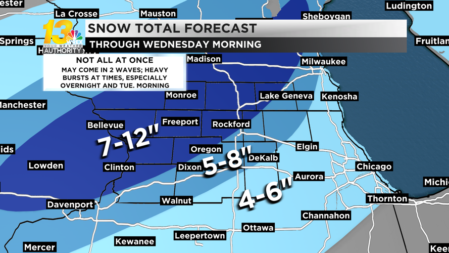The first snowstorm of the season gets underway overnight | Top Stories ...