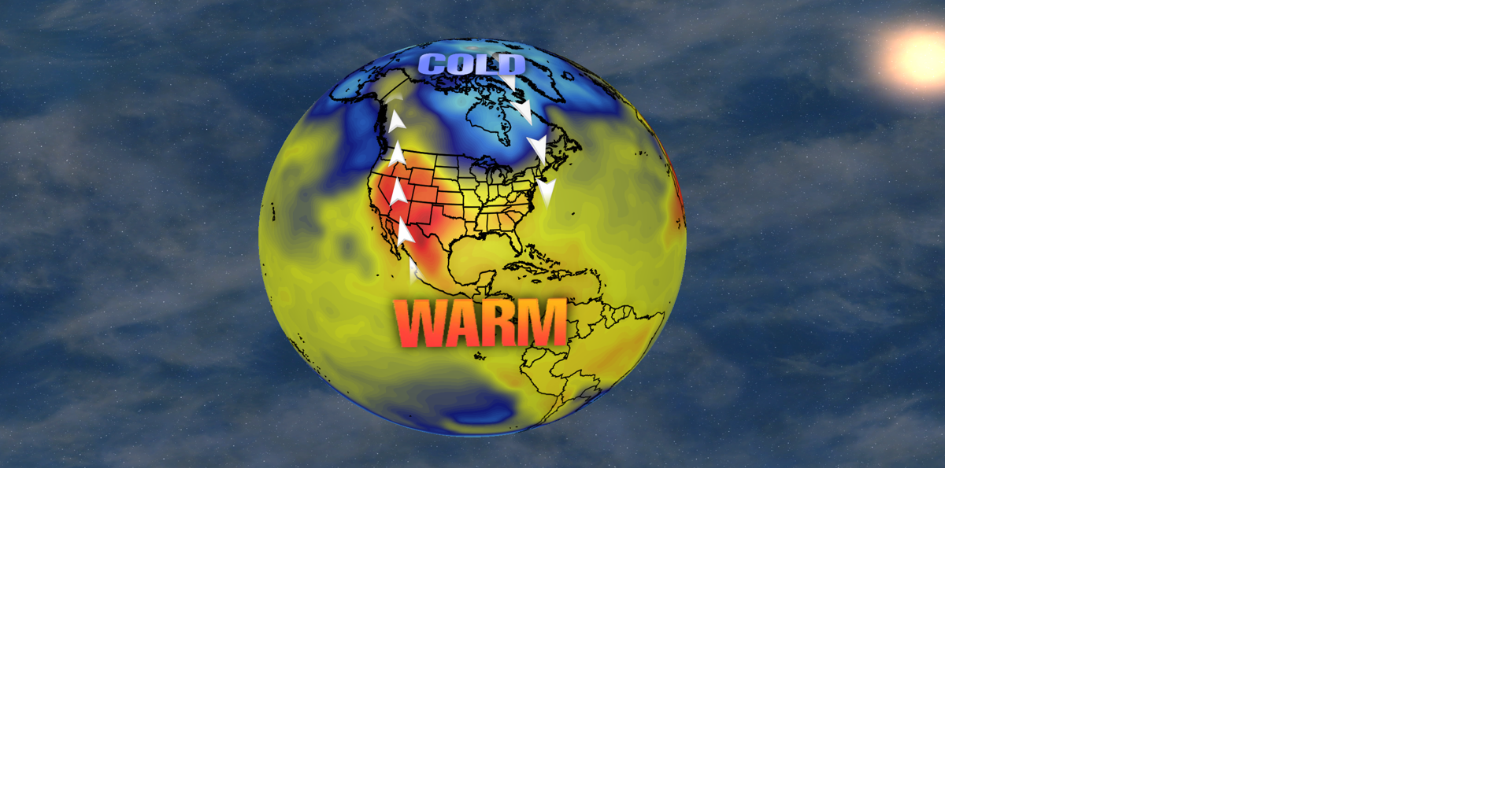 Changes in sunlight drive our daily weather across the globe | Weather ...