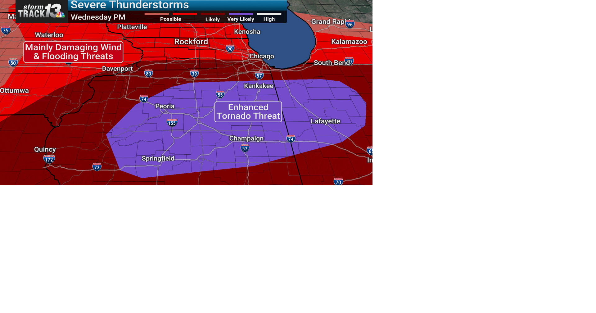 Severe storms possible Wednesday | Weather | wrex.com