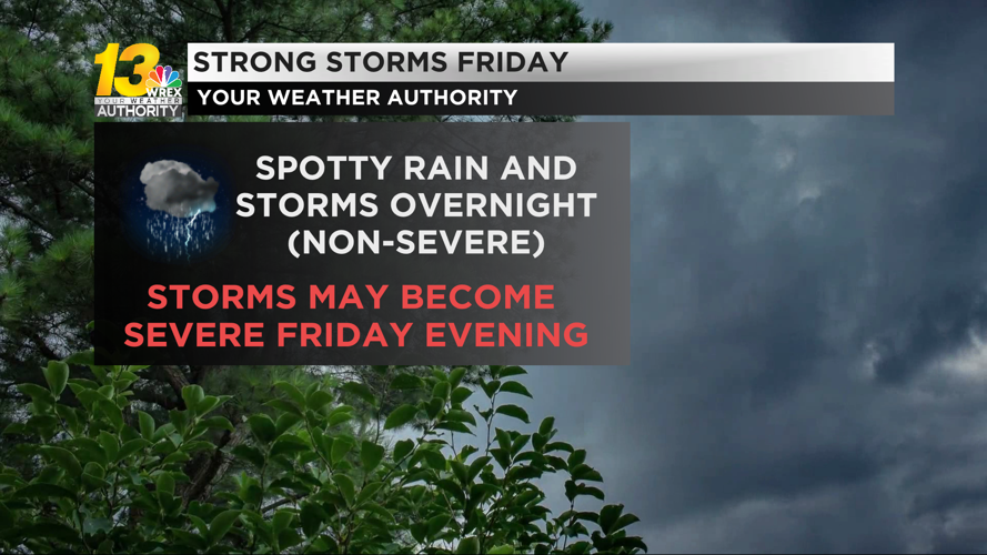 Widespread severe thunderstorms are likely on Friday | Forecast And ...