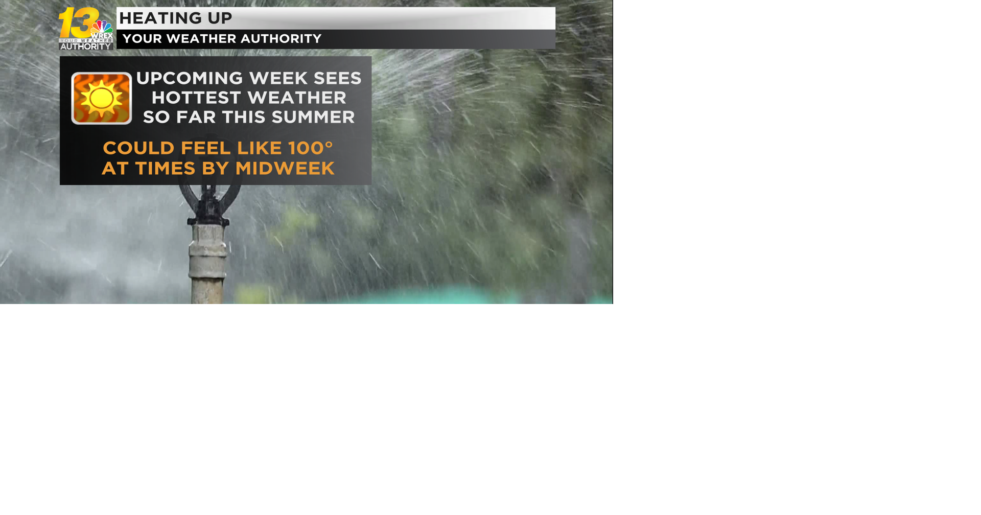 Hot, humid, and potentially active weather week ahead | Weather | wrex.com