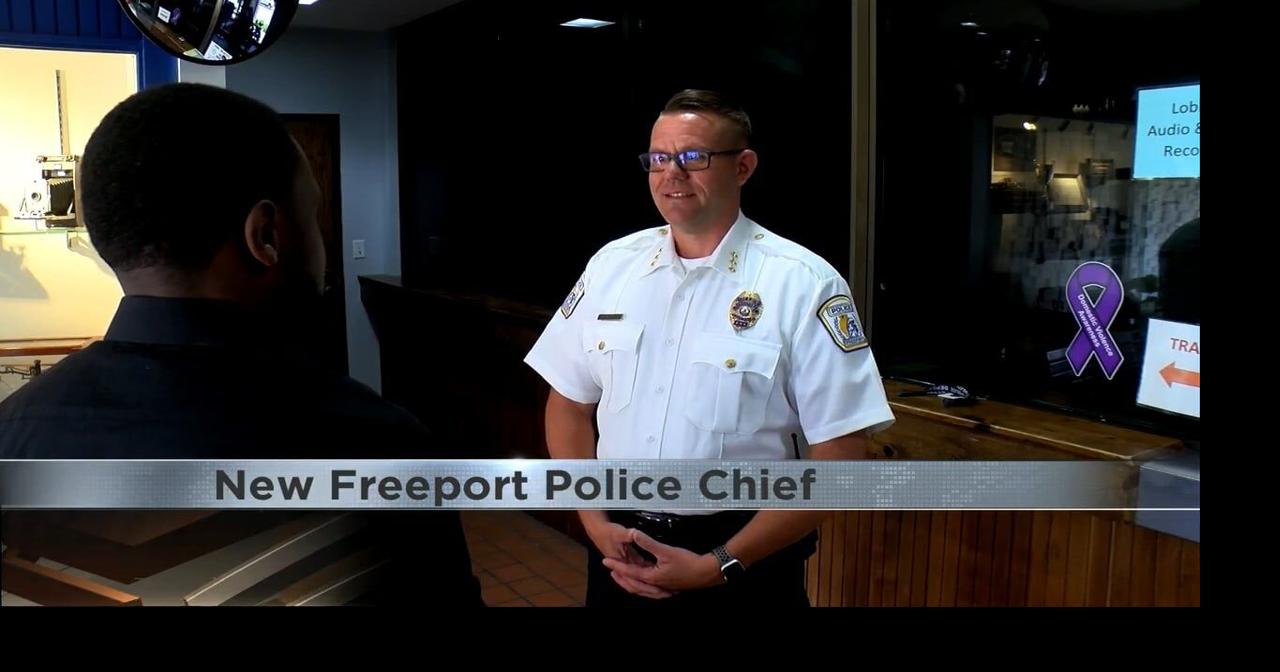 The City of Freeport swears in new Chief Of Police Christopher ...