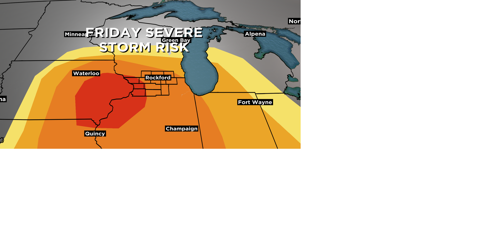 Widespread severe thunderstorms are likely on Friday | Forecast And ...