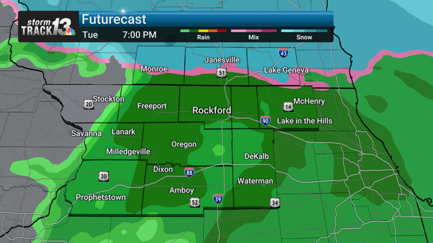 Brief 'warmup' brings mid-week wintry mix | Weather | wrex.com