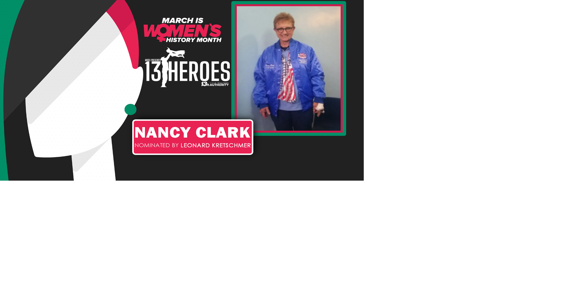 13 Heroes: Nancy Clark | News | wrex.com