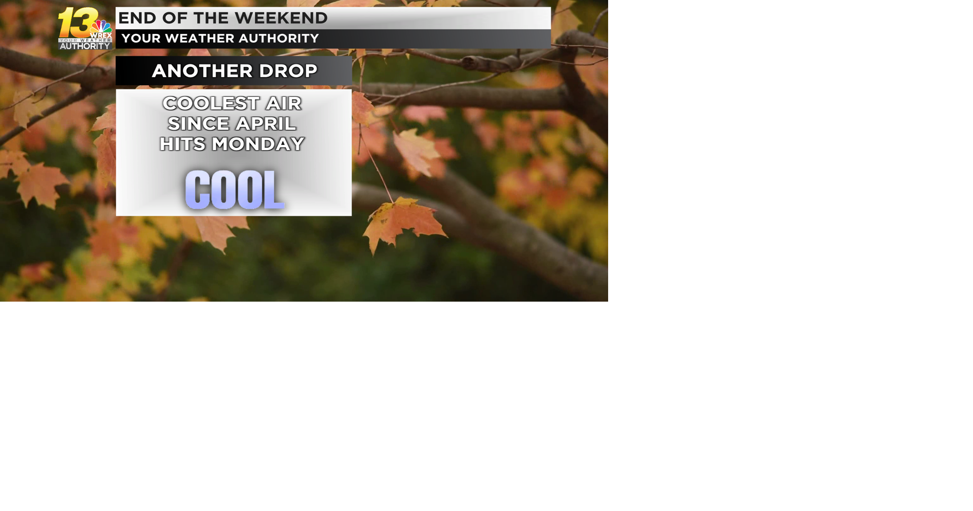 Cooler fall weather may bring frost early next week | Top Stories ...