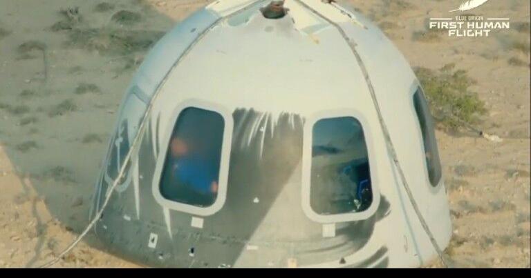 Blue Origin’s Bezos reaches space on 1st passenger flight | News | wrex.com