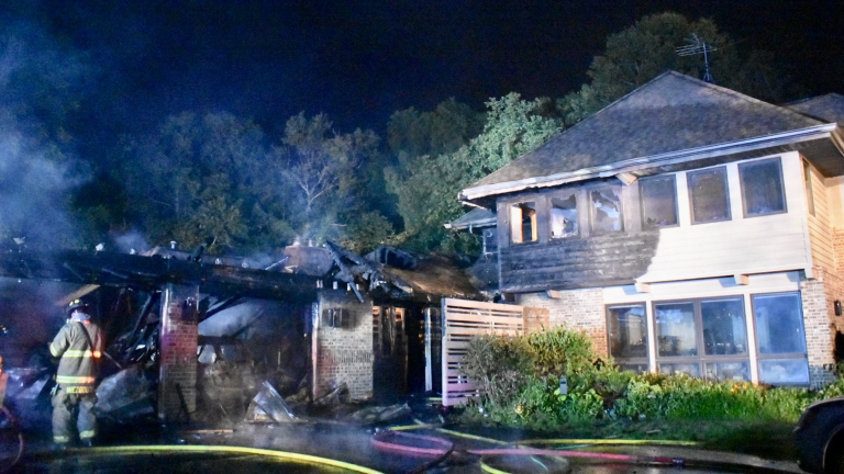Two hurt, including a firefighter, after large house fire in Belvidere ...