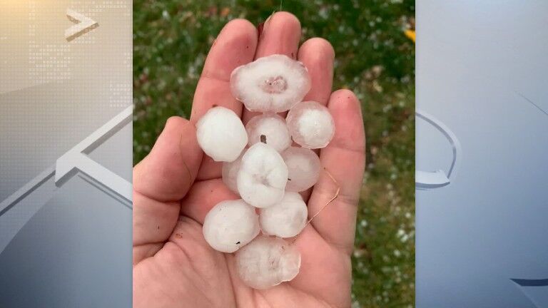 PHOTOS: Severe storms bring hail to the Stateline | News | wrex.com